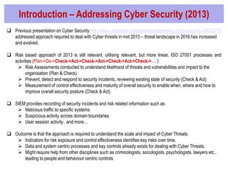 Big Data Analytics for Cyber Security: A Quick Overview | PPTX