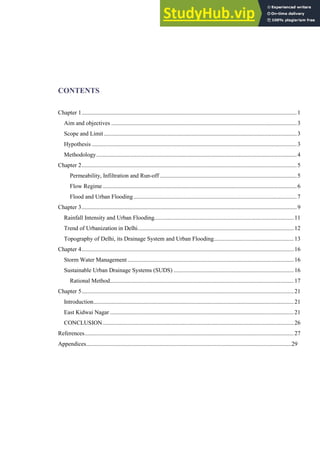 Addressing Delhi S Urban Flooding Problem | PDF