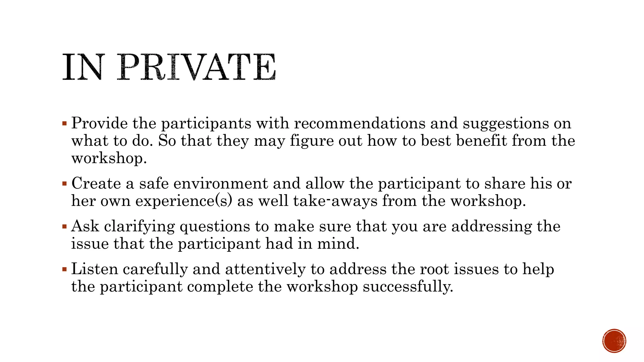 Addressing difficult participants | PPT