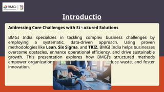Addressing Fundamental Business Challenges_ BMGI India’s Comprehensive Approach to Problem ...