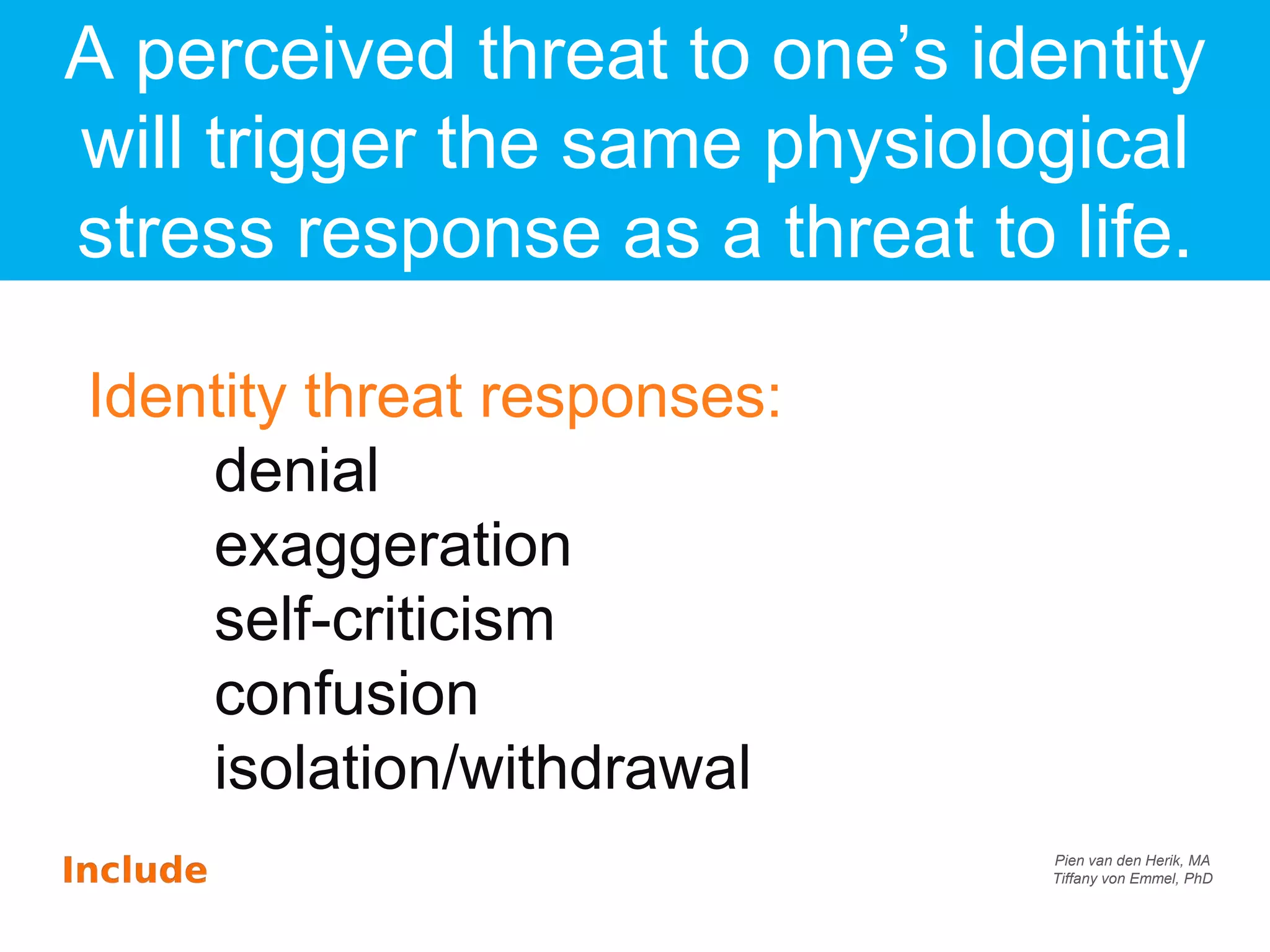 Addressing Identity Threat with Self-Compassion | PPTX