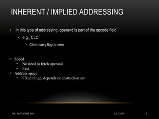Addressing mode | PPT