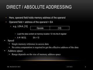 Addressing mode | PPT