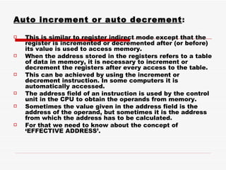 Addressing modes | PPT