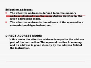 Addressing modes | PPT