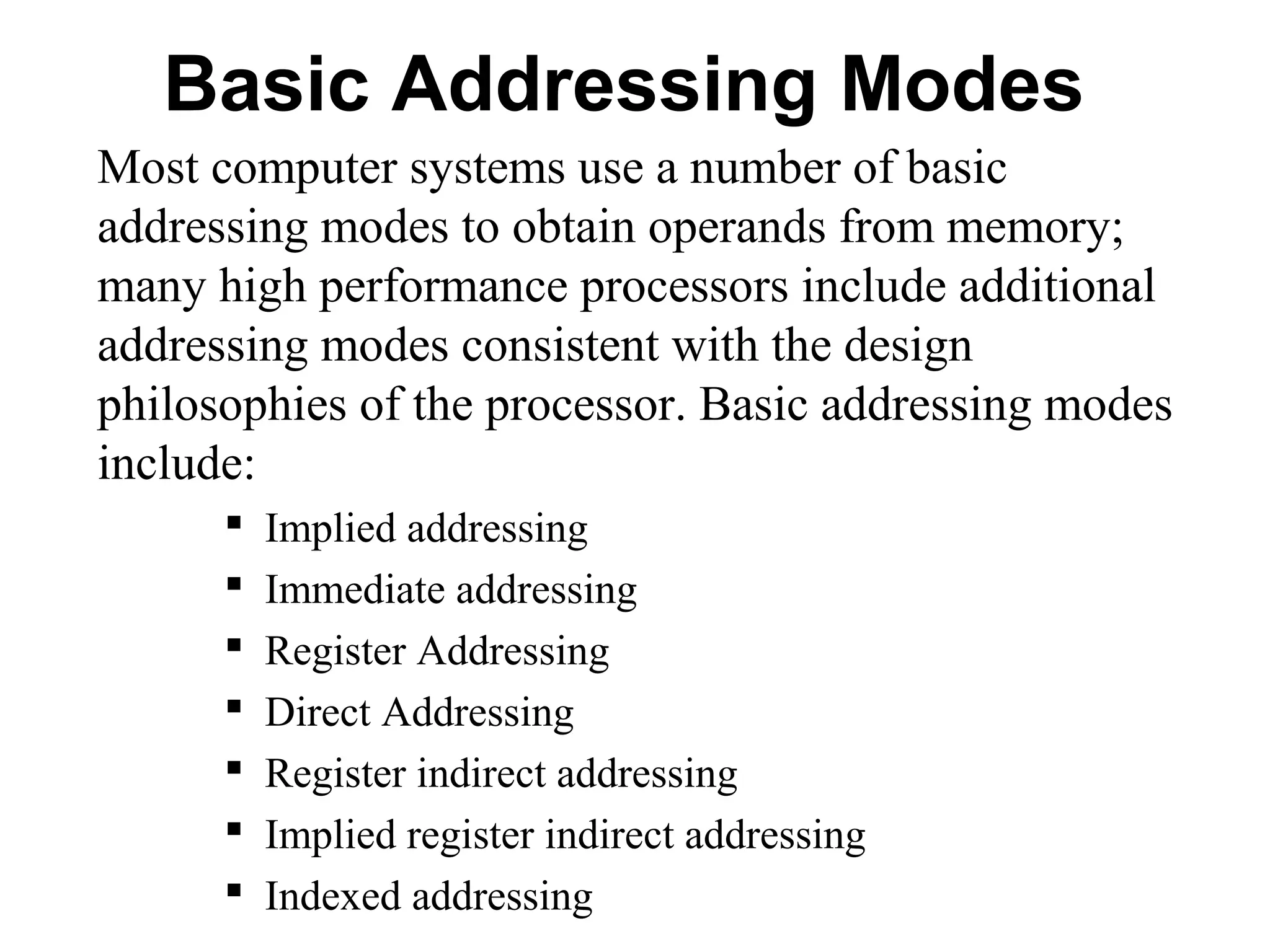 Addressing modes | PPT