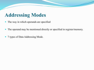 Addressing modes | PPTX