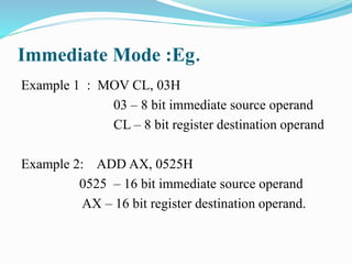 Addressing modes | PPTX