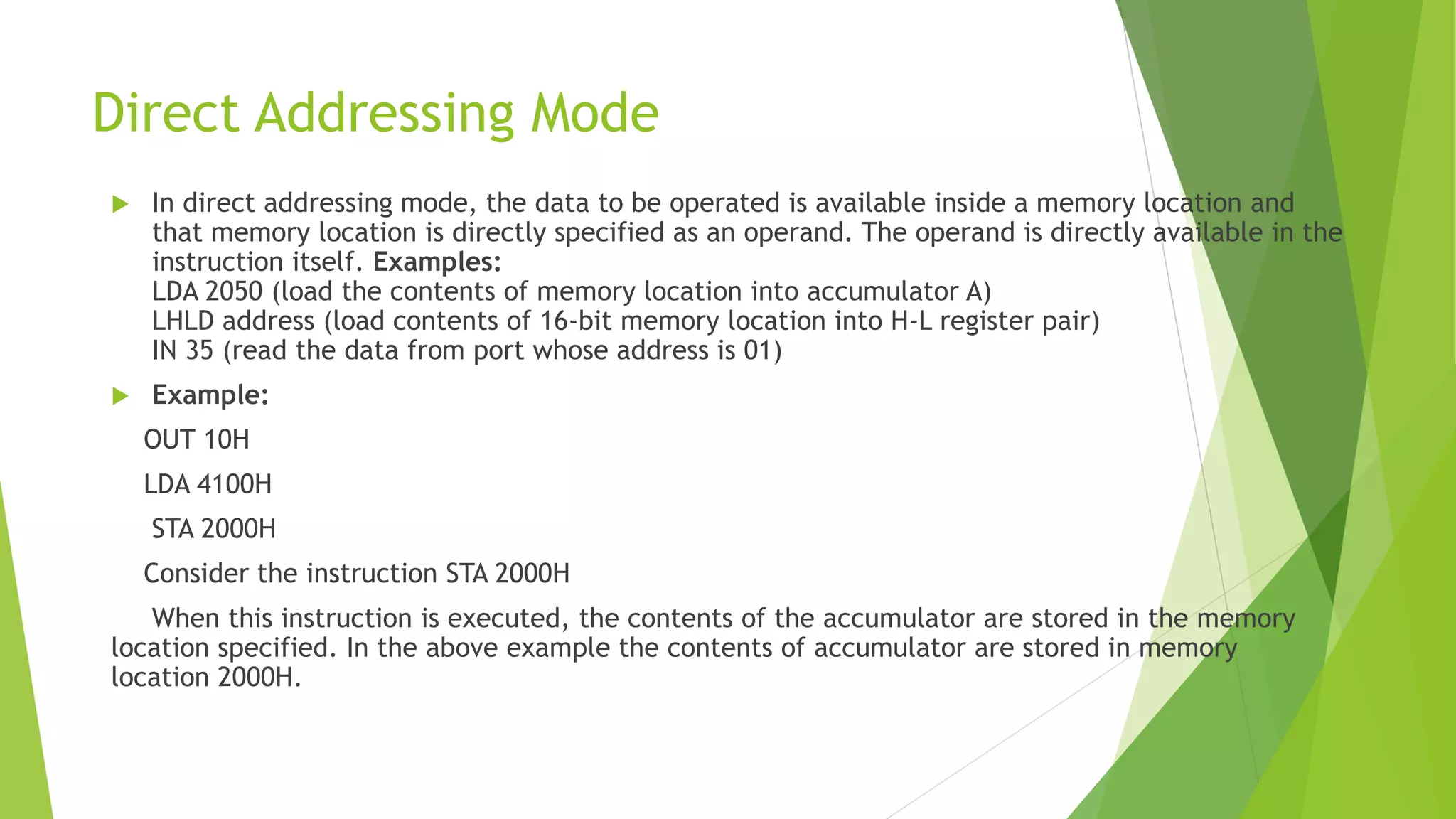 Addressing modes | PPTX
