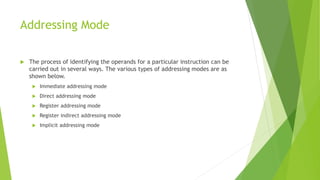 Addressing modes | PPTX