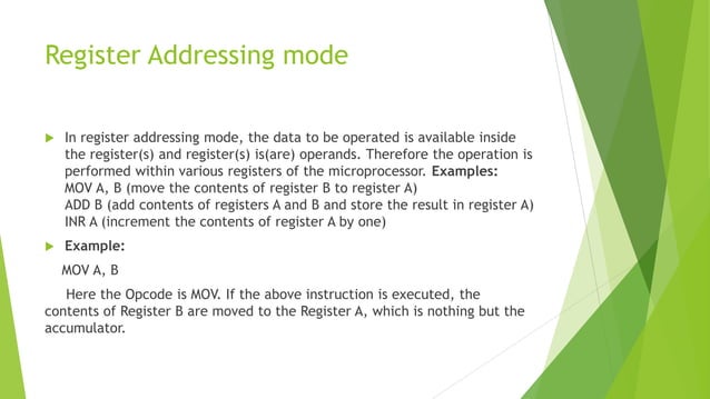 Addressing modes | PPT