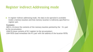Addressing modes | PPTX