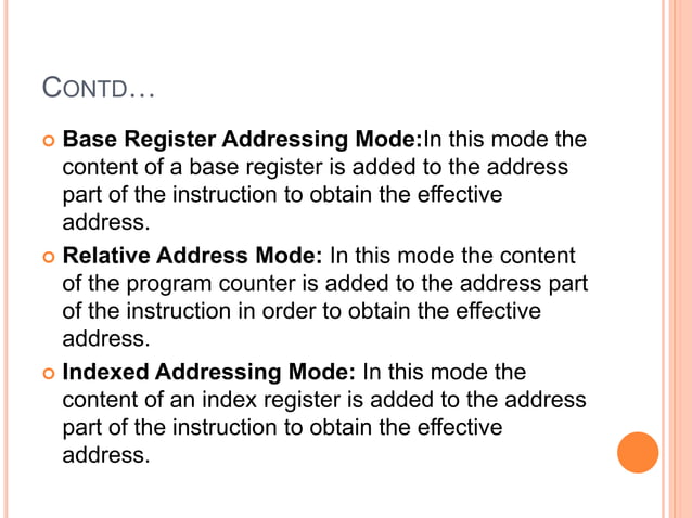 Addressing modes | PPT