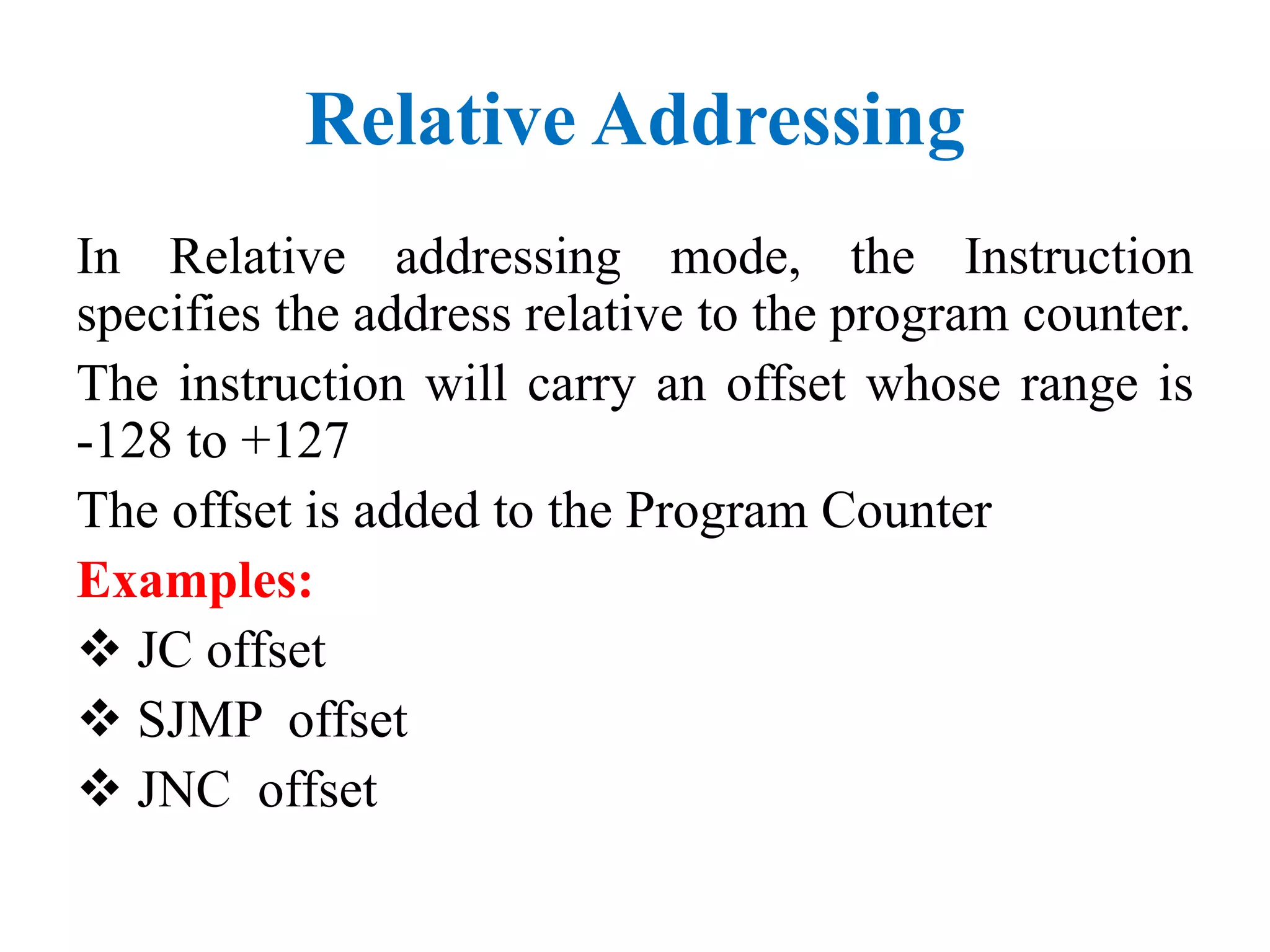 Addressing modes | PPTX