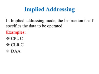 Addressing modes | PPTX