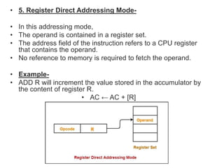 Addressing Modes.pptx | Programming Languages | Computing