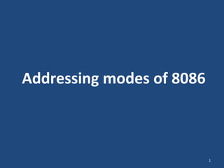 Addressing modes.pdf for engineering student | PDF
