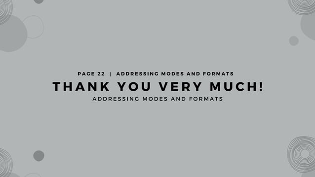 Addressing Modes and Formats.pdf | Programming Languages | Computing