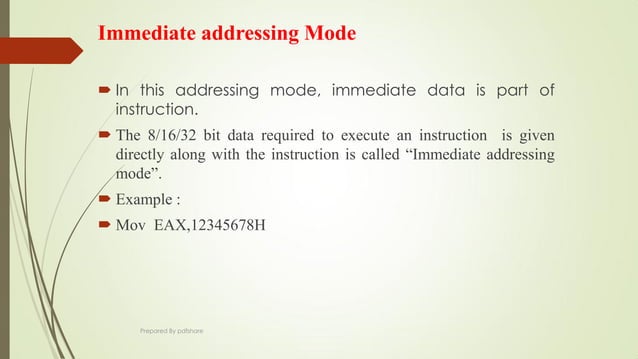 Addressing modes of 80386 | PDF | Programming Languages | Computing
