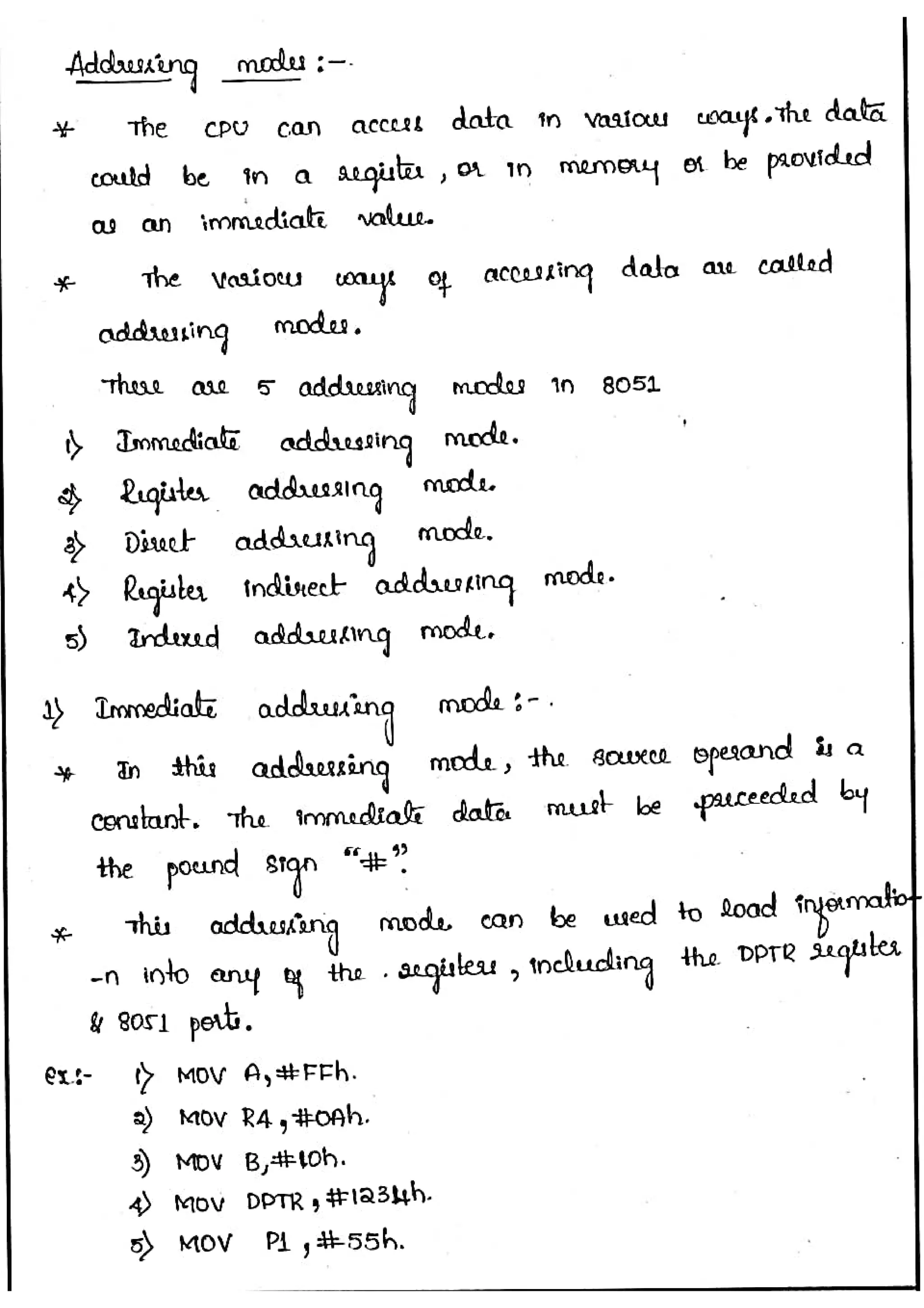Addressing modes of 8051.pdf | Free Download Addressing modes of 8051.pdf | Free Download
