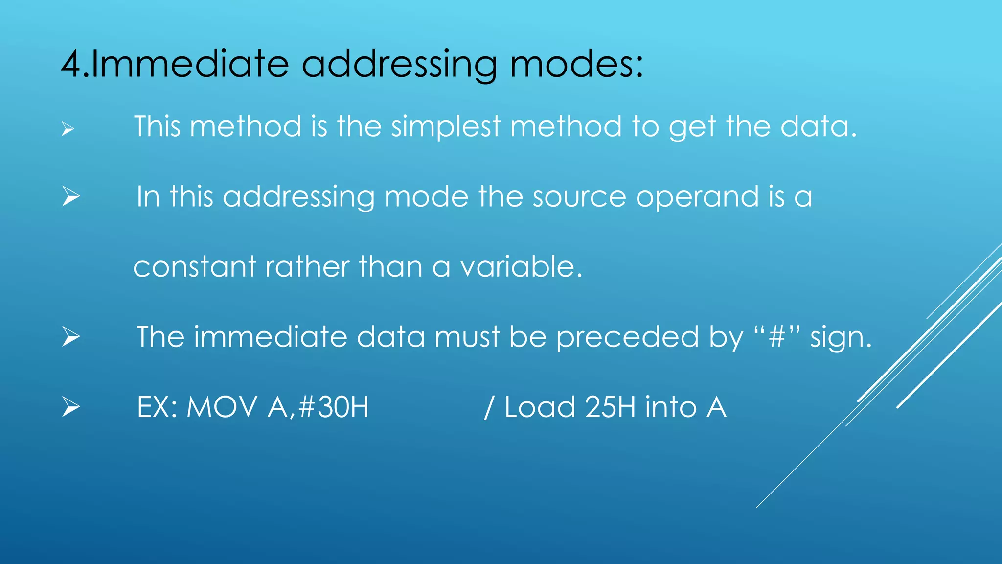 Addressing modes of 8051 | PPT