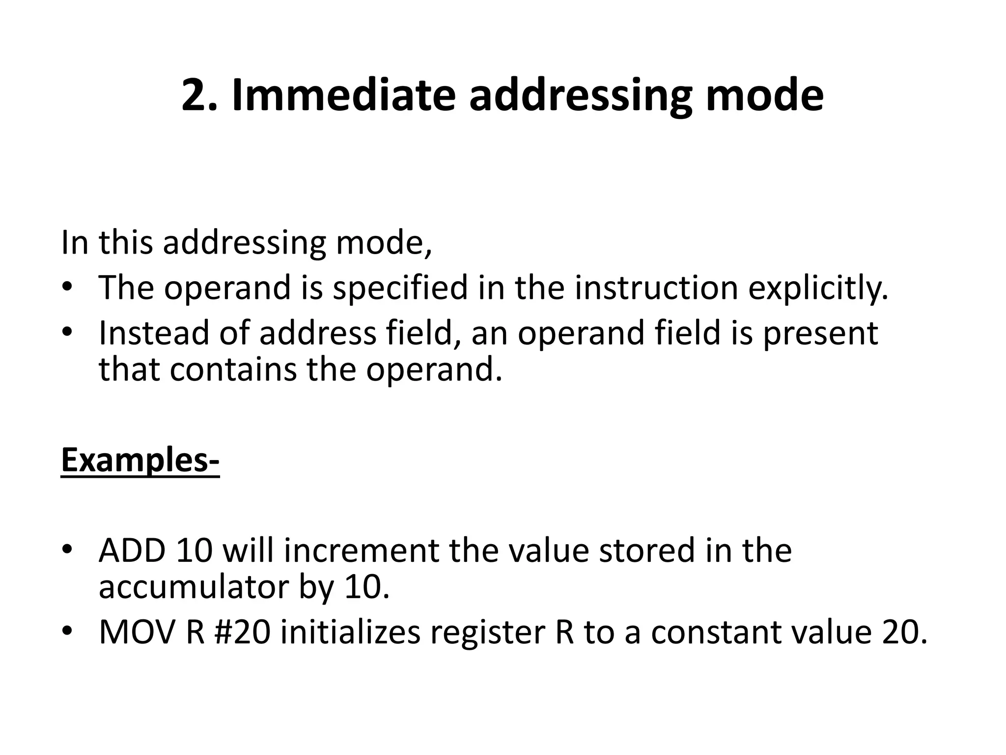 Addressing modes ppt | PPTX