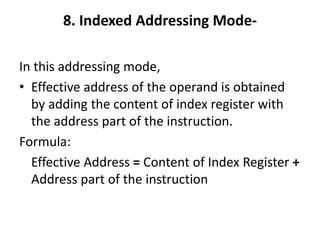 Addressing modes ppt | PPTX