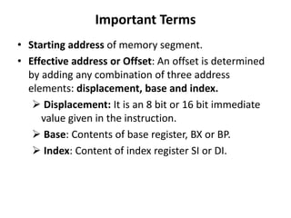 Addressing modes ppt | PPTX