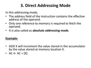 Addressing modes ppt | PPTX