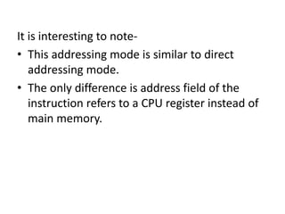 Addressing modes ppt | PPTX