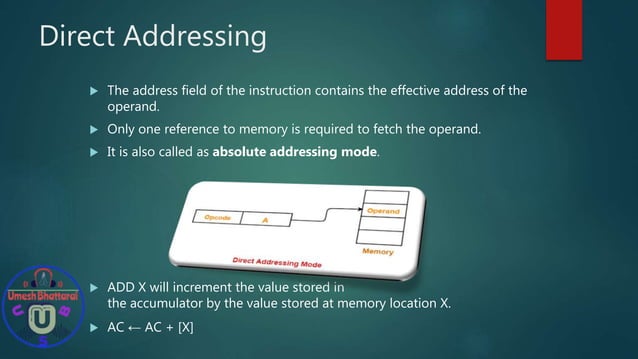 Addressing modes presentation | PPSX
