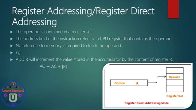Addressing modes presentation | PPSX