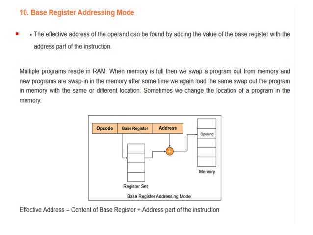 addressing modes in computer architecture | PPT | Programming Languages | Computing