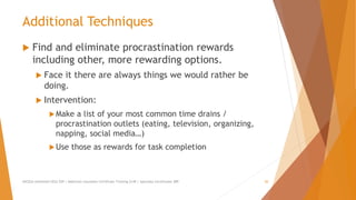 Addressing procrastination | PPT