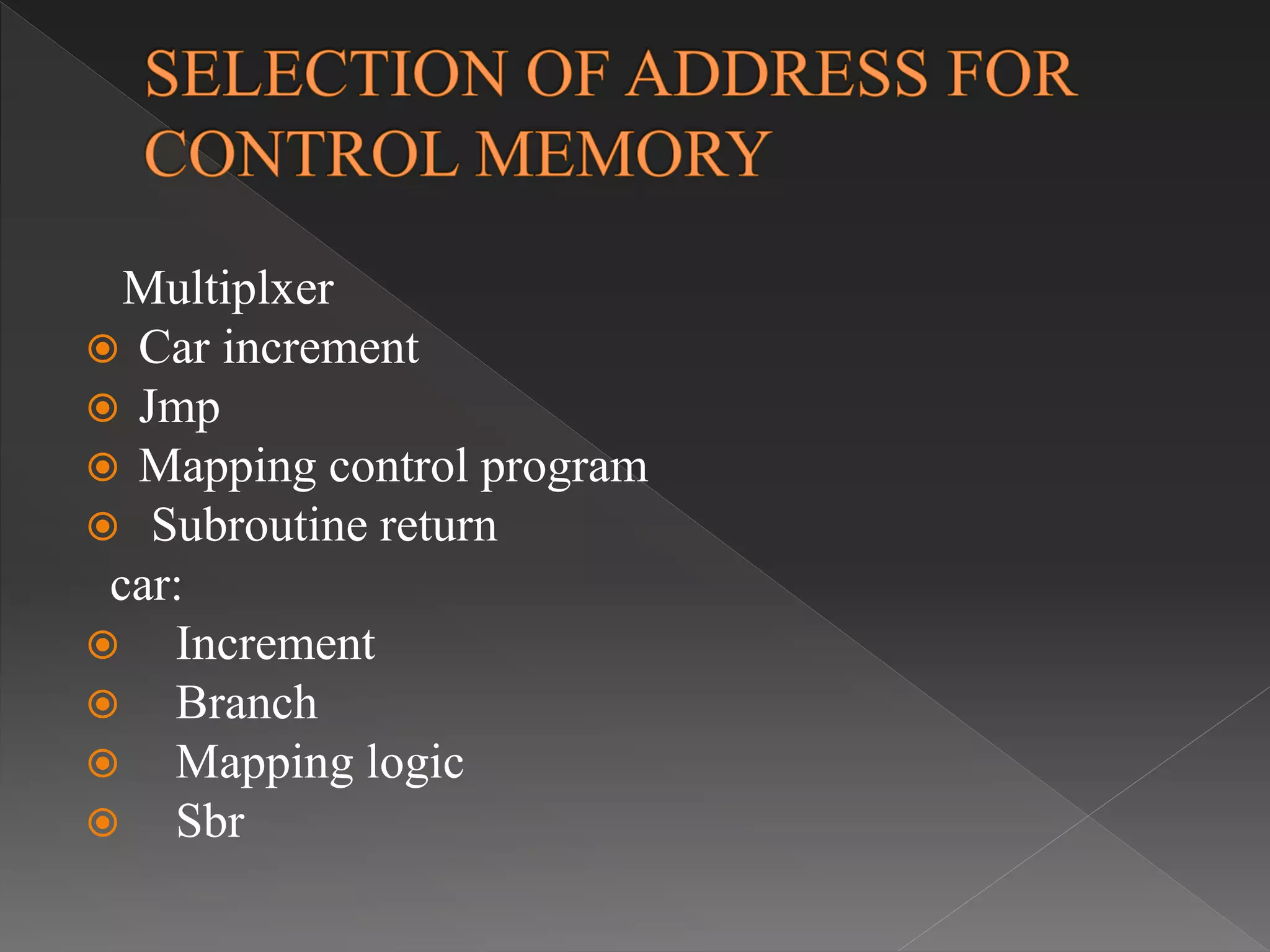 Addressing sequencing | PPTX