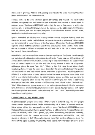 Addressing system | DOCX