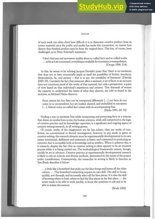 ADDRESSING THE ANCIENT QUARREL CREATIVE WRITING AS RESEARCh | PDF