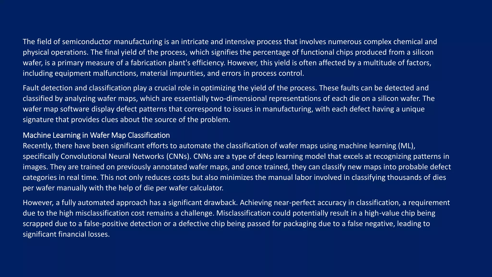 Addressing The Challenge Of Wafer Map Classification In Semiconductor Manufacturing Pptx