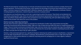 Addressing the Challenge of Wafer Map Classification in Semiconductor ...