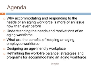 Addressing the needs of the aging workforce | PPTX