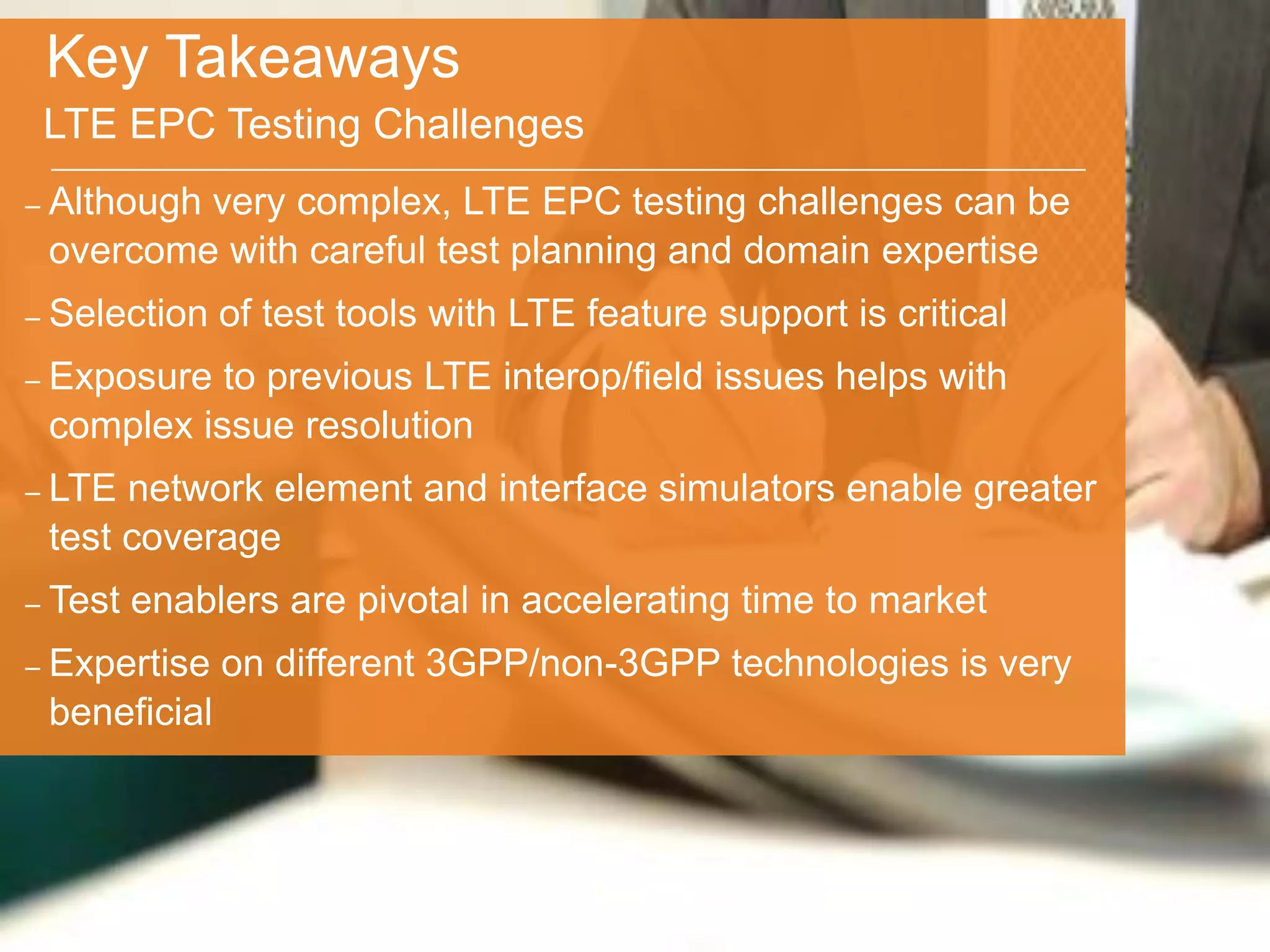 Addressing the top 10 challenges of lte epc testing | PDF