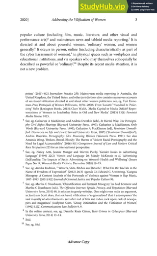 Addressing The Vilification Of Women A Functional Theory Of Harm And ...