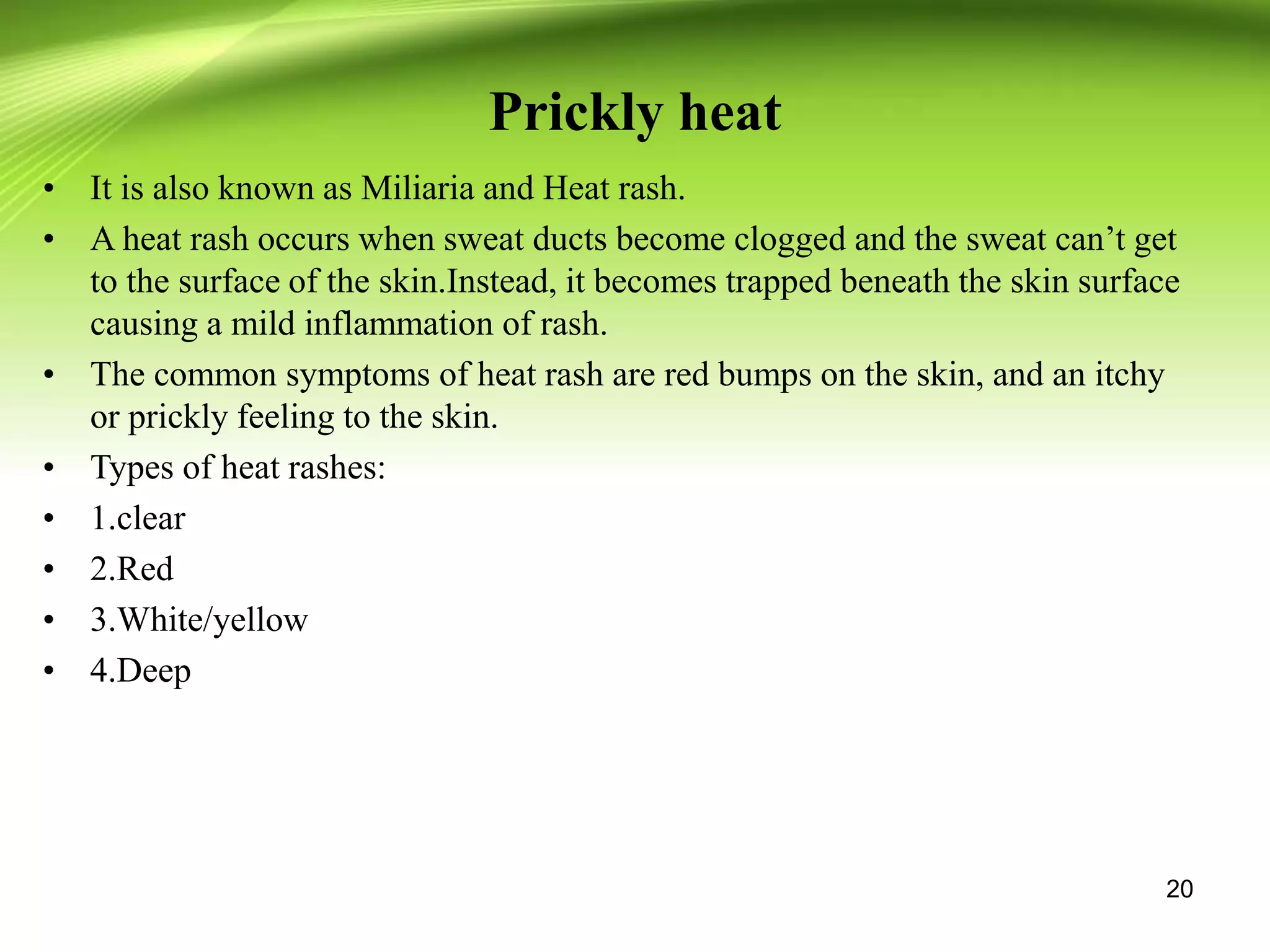 Addressing to pigmentation, prickly heat, wrinkles | PPTX