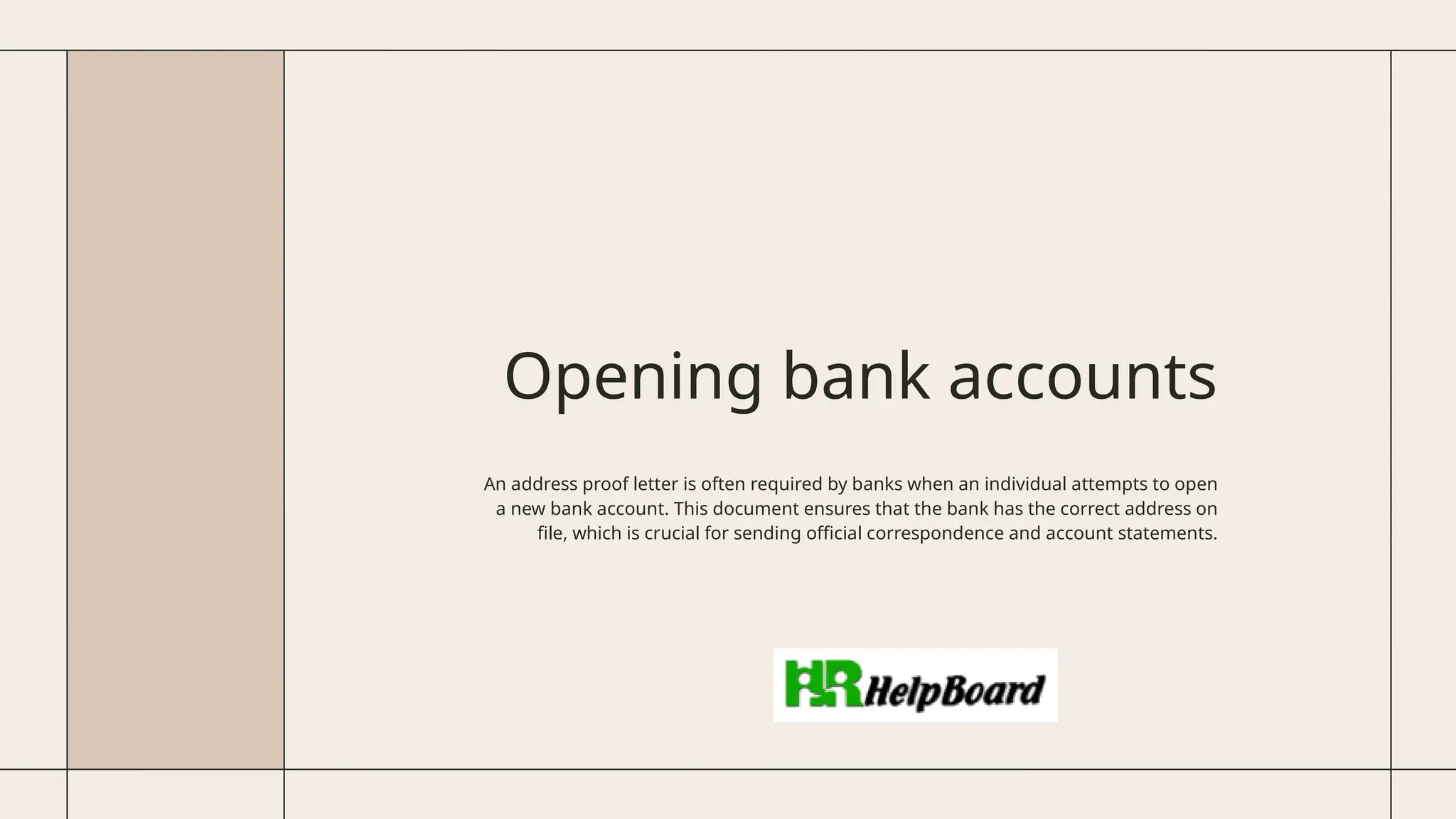 Address Proof Letter for Passport, Address Proof Letter | PPTX