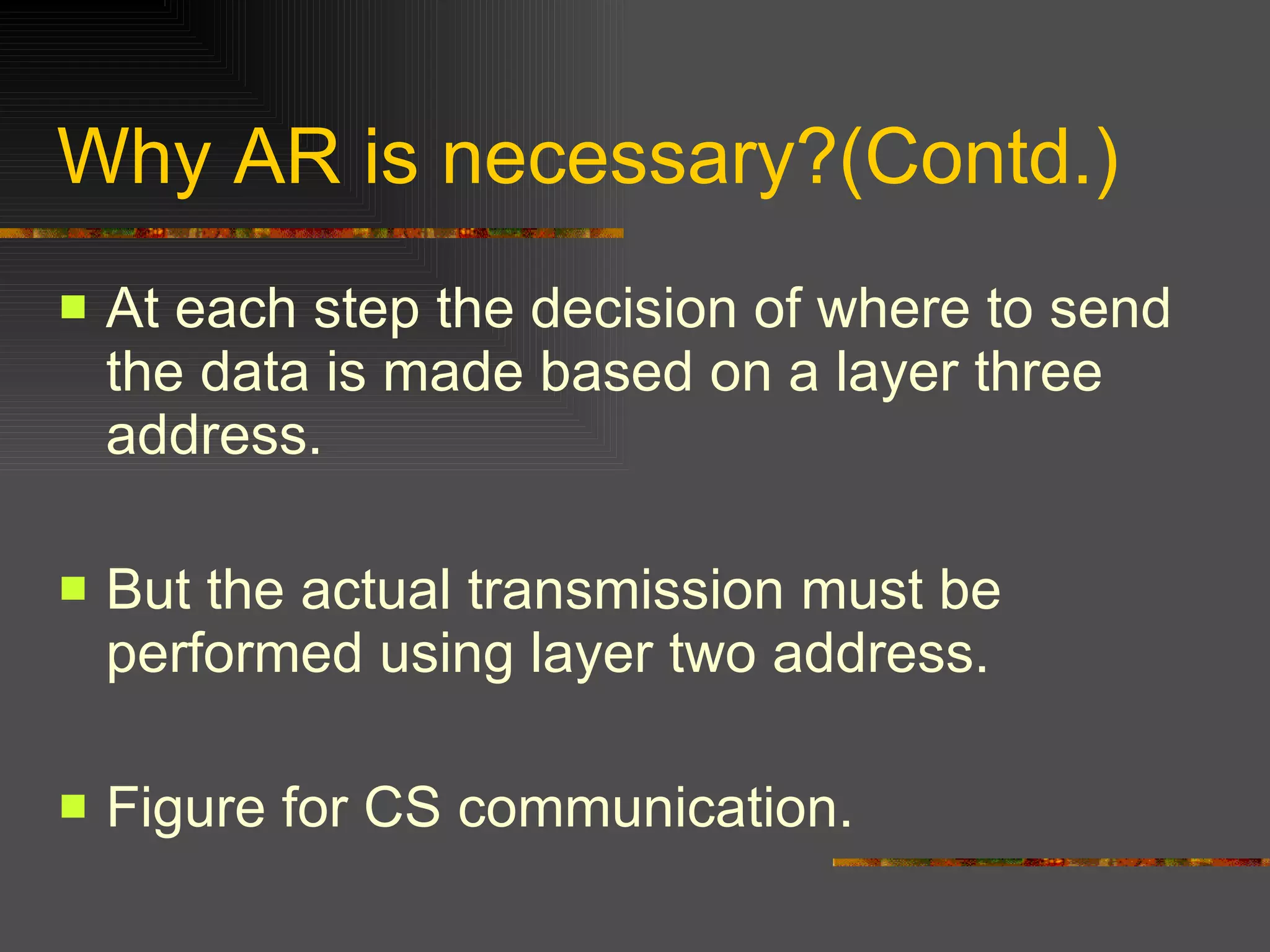 Address Resolution Protocol Ppt Computer Networking Computing