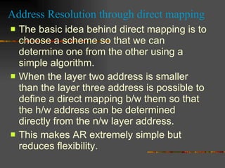 Address Resolution Protocol | PPT