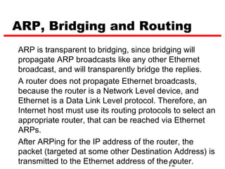 Address resolution protocol and internet control message protocol | PPT | Computer Networking ...