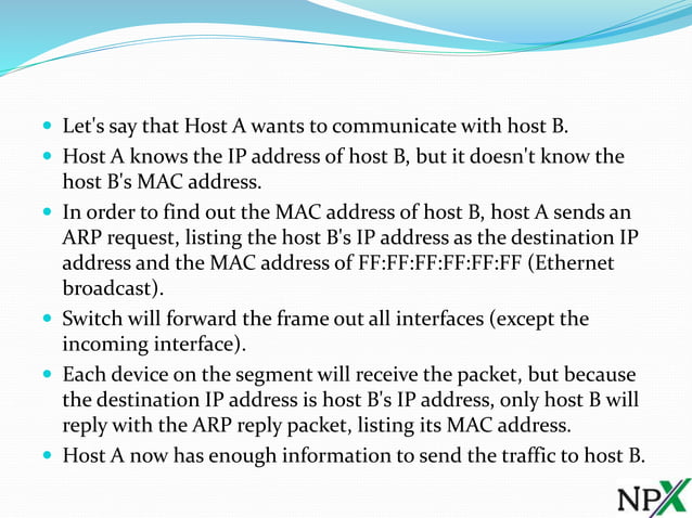 Address Resolution Protocol Arp Pptx Computer Networking Computing