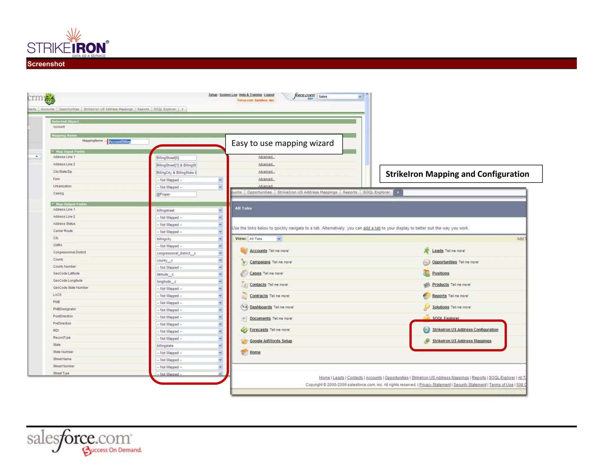 StrikeIron Address Verification for Salesforce.com Datasheet | PPT