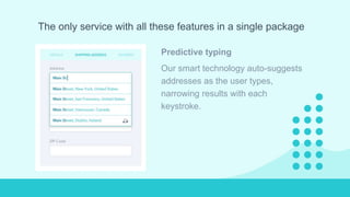 Introduction to Addressy - address verification made easy | PPT